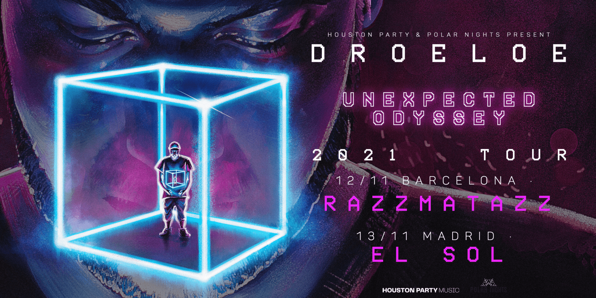 Droeloe traerá su nuevo live 'Unexpected Odyssey' a Barcelona y Madrid