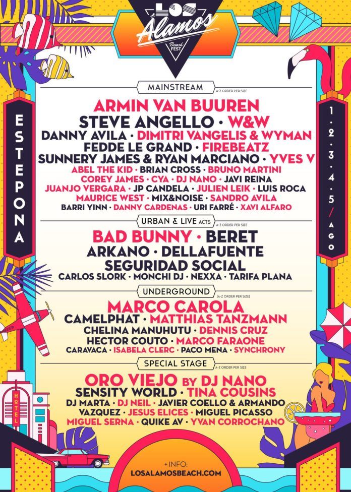Los Álamos Beach Festival cierra su cartel para 2018 | Wololo Sound